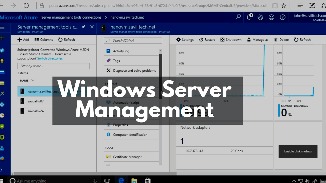 Windows Server Management - Netstech